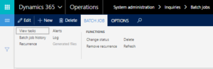 Batch Jobs in Dynamics 365 for Finance and Operations - Alex Meyer
