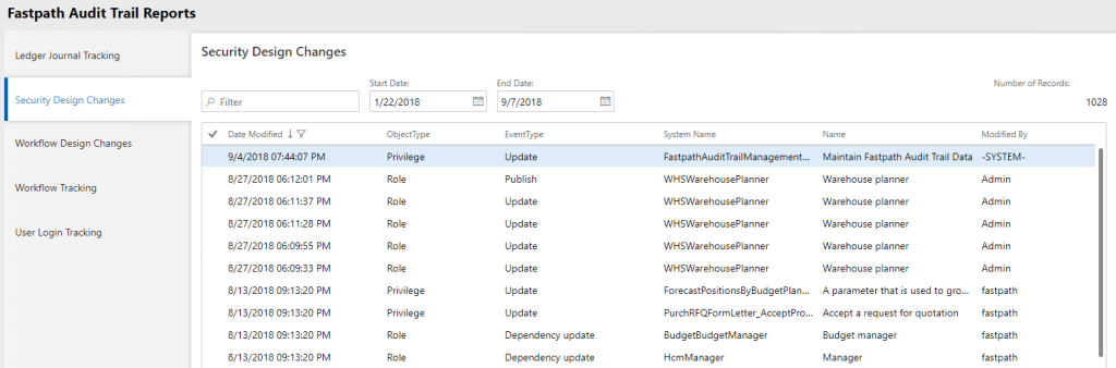 Error When Using Security Configuration Audit Trail In D365fo Pu18 Alex Meyer