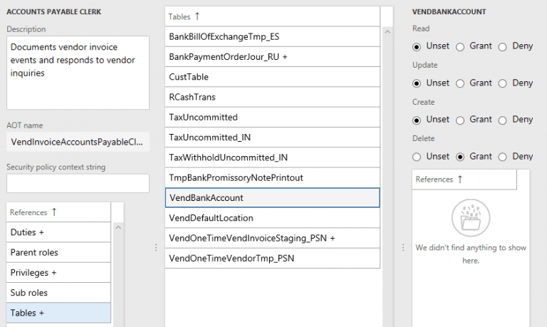 Table Permission Framework in D365FO - Alex Meyer