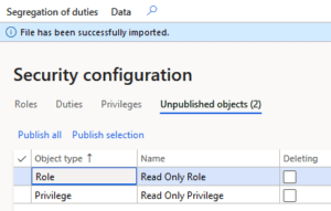 Creating a Read Only Role for D365FO - User Interface - Alex Meyer