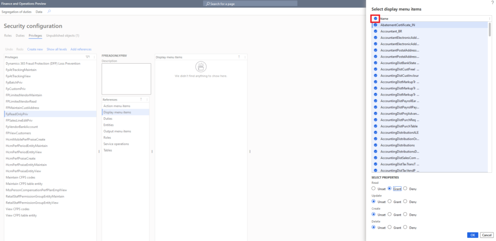 An Update To Creating A Read Only Role For D365fo User Interface 4660