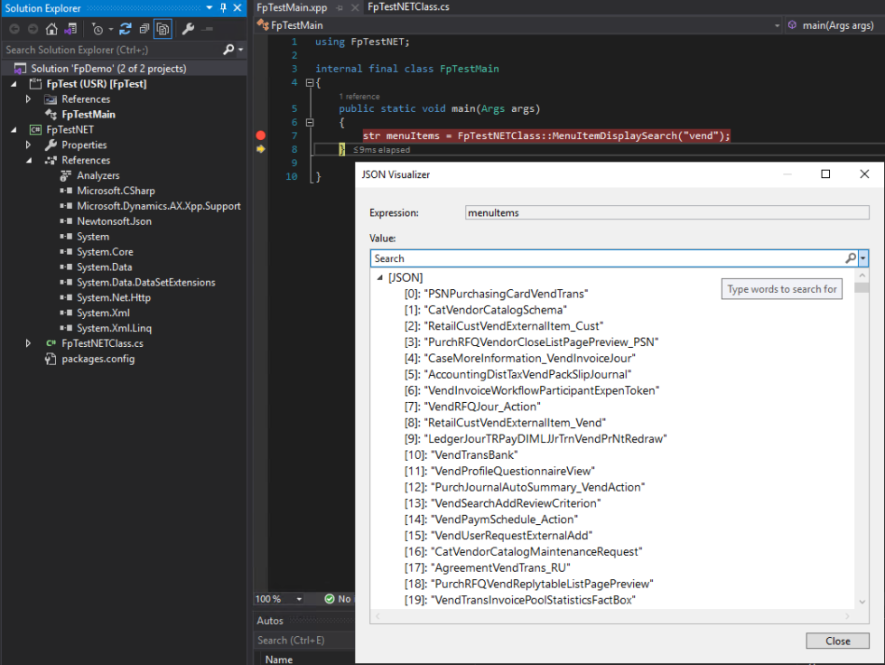 How to Use a .NET Project Within a D365FO Solution - Alex Meyer