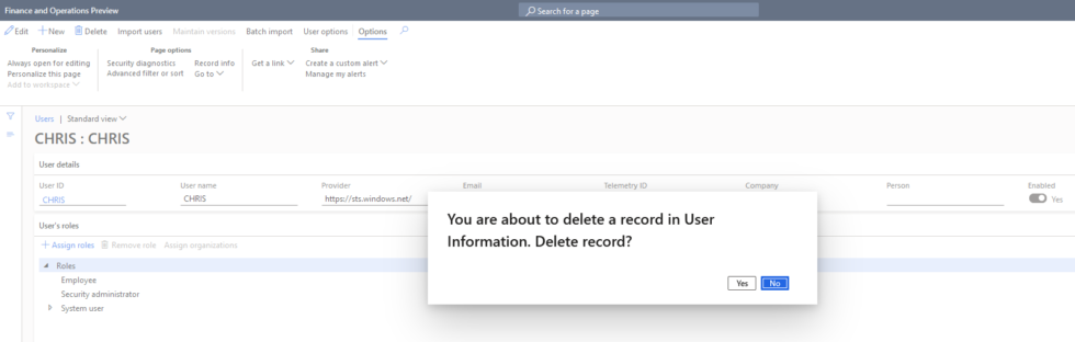 How to Handle Batch Jobs When Disabling or Deleting a User in D365FO - Alex Meyer