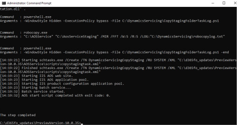 Apply Environment Update to D365FO via Command Line - Alex Meyer