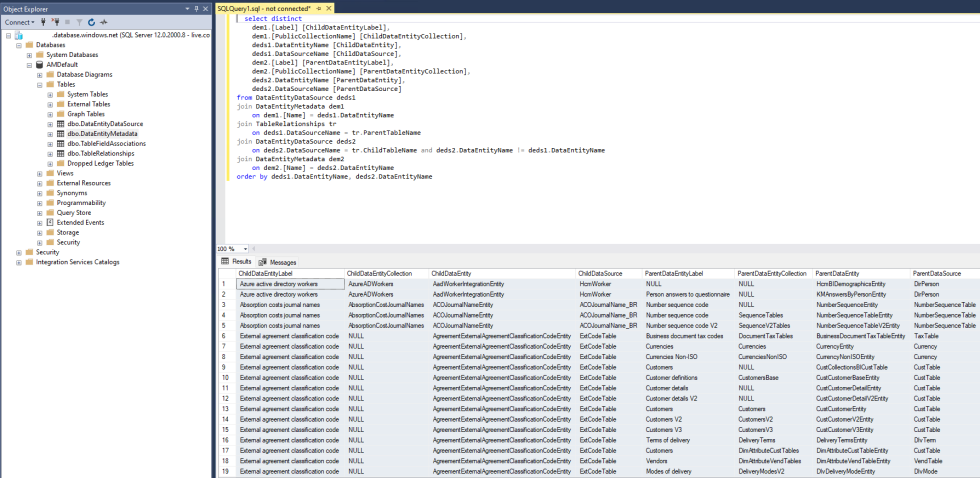 D365FO Data Entity Metadata - Alex Meyer