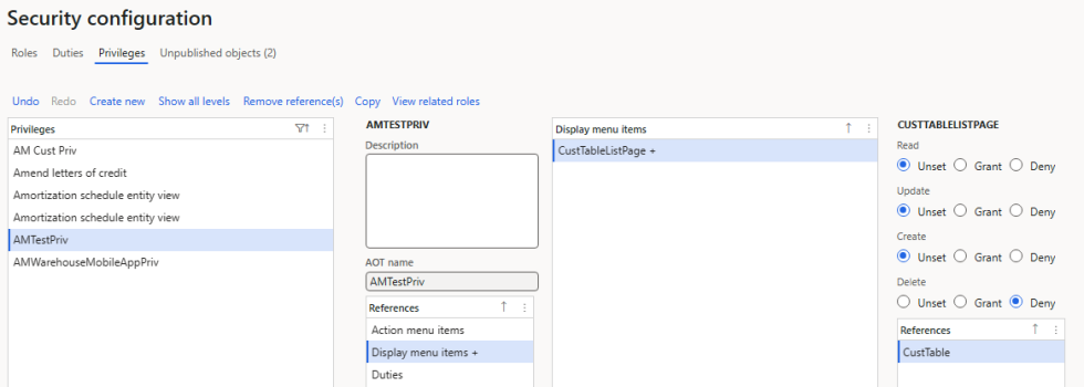 Using the Deny Permission from the AOT in D365FO - Alex Meyer