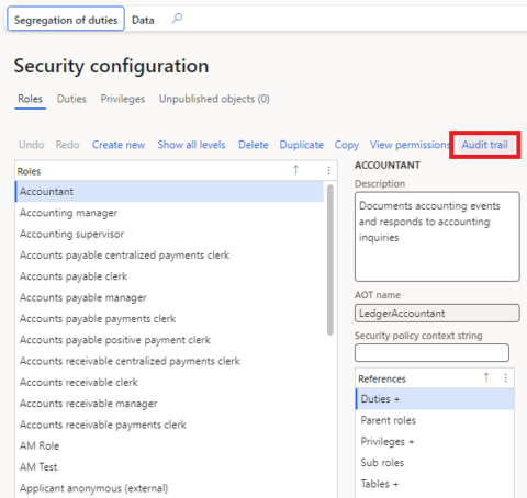 Security Audit Trail Feature in D365FO - Alex Meyer